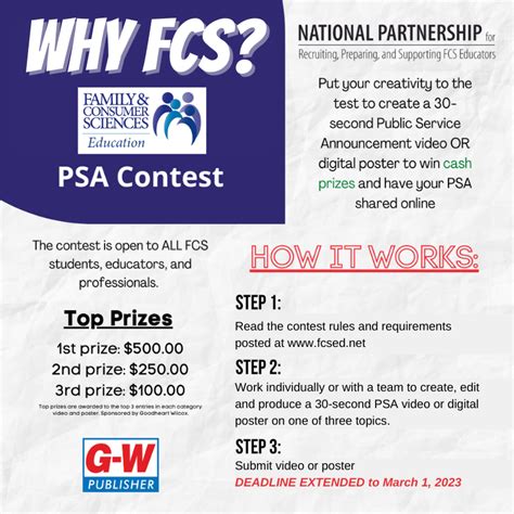 Psa Contest 2023 Fcs Education