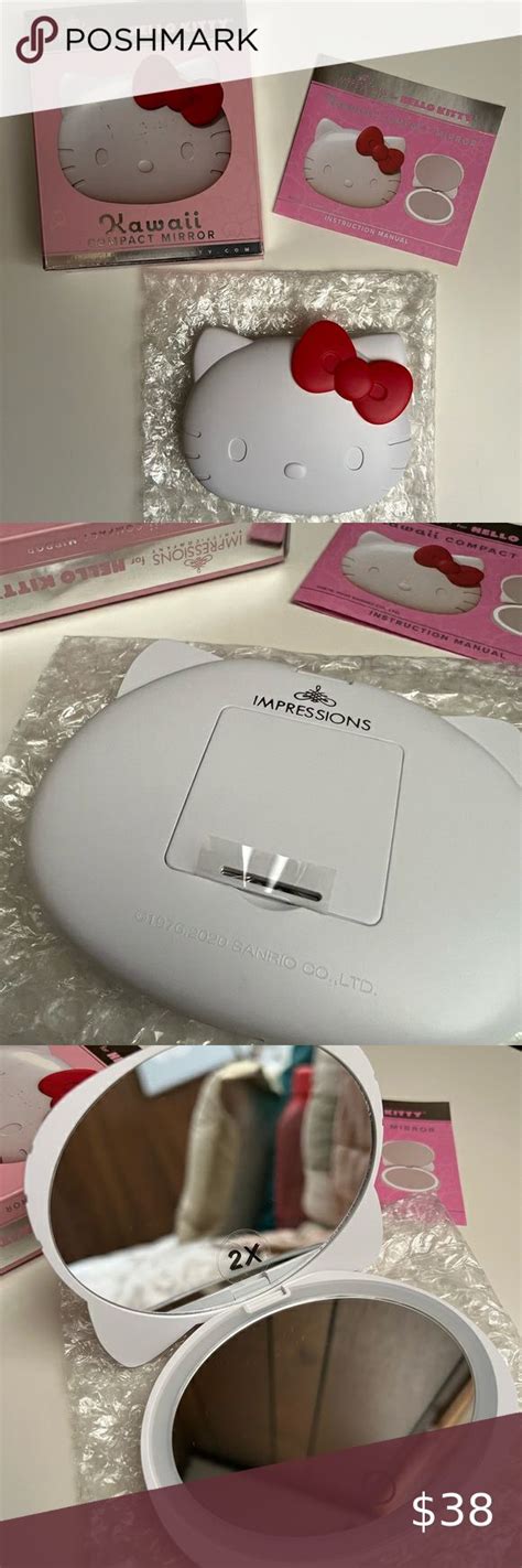 Impressions Vanity Hello Kitty Kawaii Battery Compact Mirror