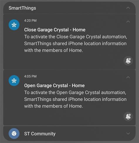 Automation With Location Notifications General Discussion