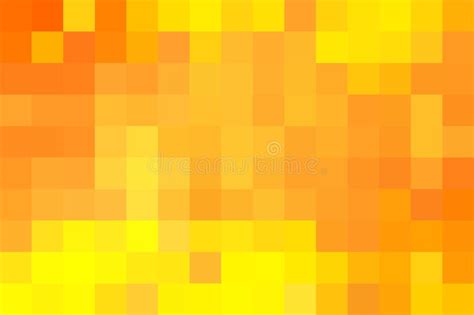 Orange Pixel Background Gradient Abstract Tile Background Stock