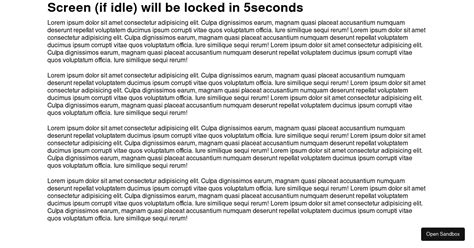 React Lock Screen Demo Forked Codesandbox React Lock Screen Demo Forked Codesandbox