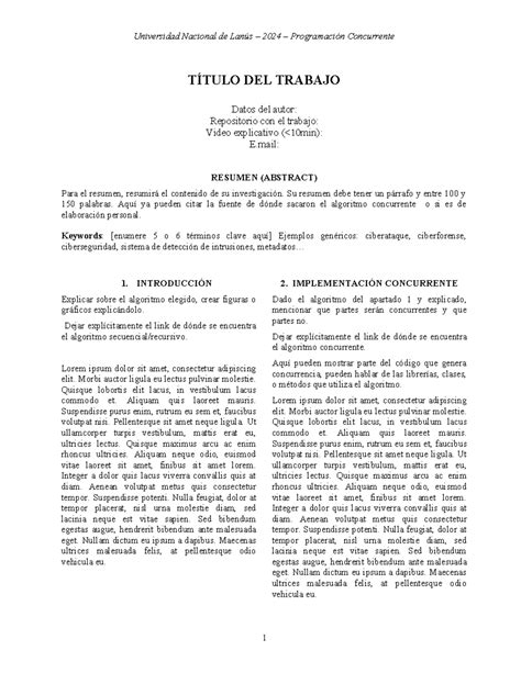Trabajo Final Concurrente Universidad Nacional De Lanús 2024 Programación Concurrente