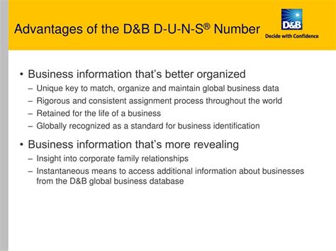 Ppt The Dun And Bradstreet Data Universal Numbering System Powerpoint