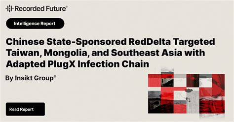Chinese State Sponsored Reddelta Targeted Taiwan Mongolia And Southeast Asia With Adapted