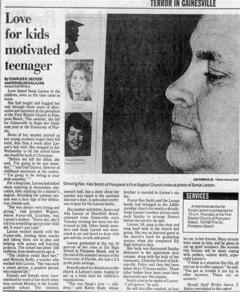 Sonja Jane Larson 1972 1990 Find A Grave Memorial