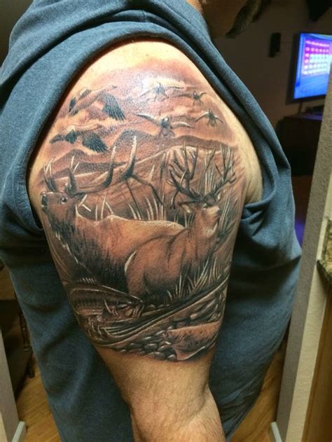 Moose Hunting Tattoos