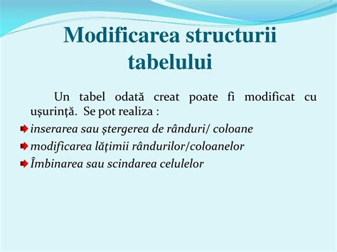 Ppt Utilizarea Tabelelor î N Microsoft W Ord 2007 Powerpoint Presentation Id 2951068