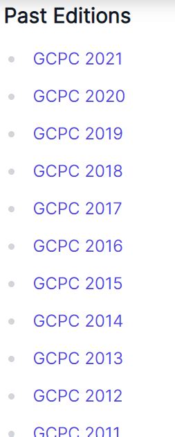 Good Day To Code German Collegiate Programming Contest Gcpc 문제 정리