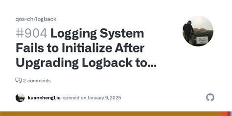 Logging System Fails To Initialize After Upgrading Logback To 1516 Nosuchmethoderror In
