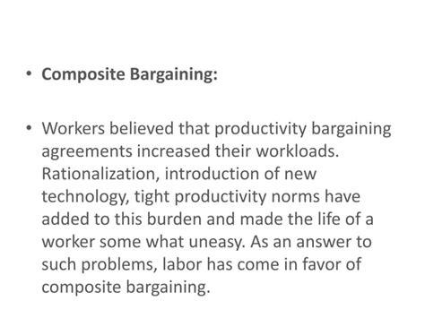 Types Of Collective Bargaining Pptx