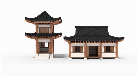 Procedual Hanok Builder For Blender D Model Turbosquid