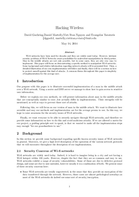 Pdf Hacking Wireless