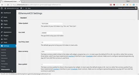 How To Sell Erc20 Tokens Ethereum Ico Crowdsale Wordpress