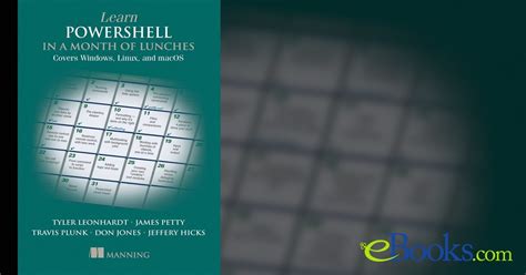 Learn Powershell In A Month Of Lunches Fourth Edition