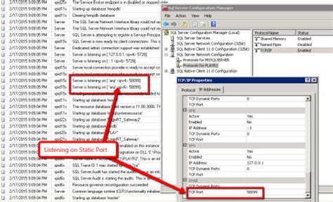 Sql Server How To Configure Sql Server Instance To Listen In Static Port Datahills Technologies