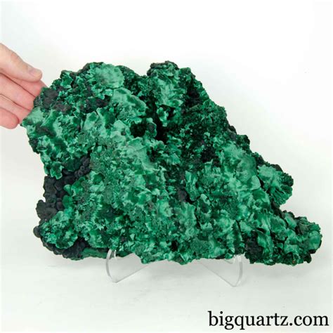 Fibrous Malachite Specimen 11 Inches Congo G0118 69 Pounds