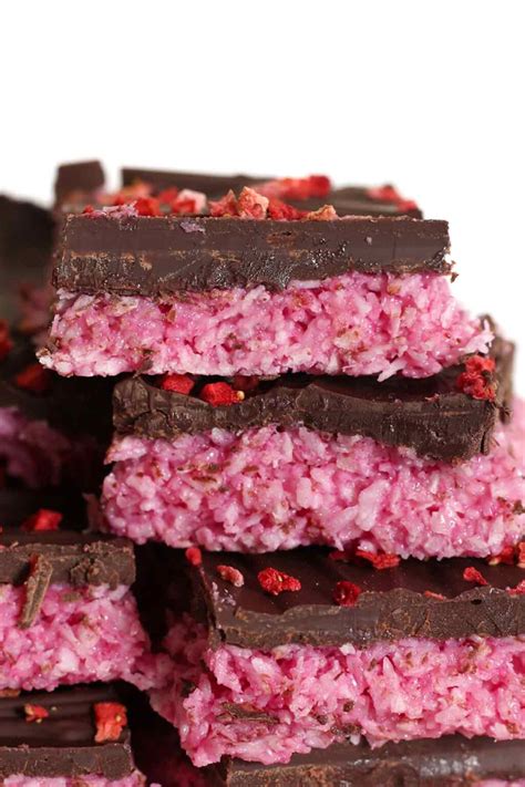 Raspberry Ruffle Traybake Bars No Bake Raspberry Ruffle Traybake Bars No Bake