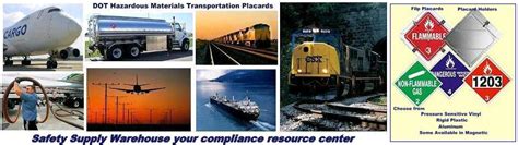 Dot Placards Safety Supply Warehouse