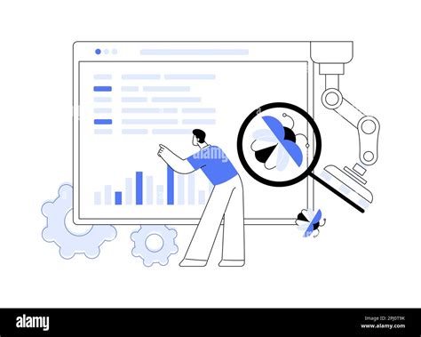 Automated Testing Abstract Concept Vector Illustration Stock Vector