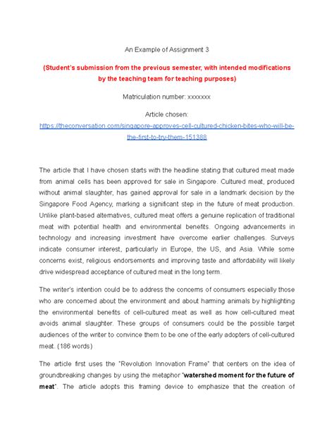 Hsi2004 Assignment 3 Example An Example Of Assignment 3 Students