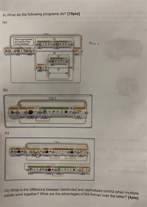 solved what do the following programs do [10pts] a b