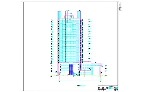 High Rise Building Elevation Design In Autocad File