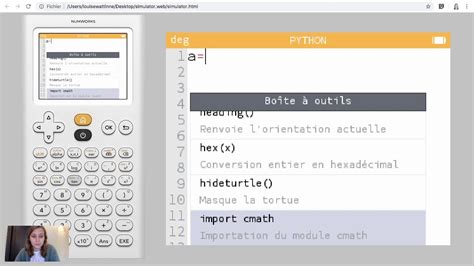 Formation Python Numworks Youtube