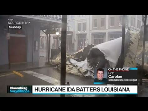 Hurricane Ida Slams Into New Orleans Tests Levee System Youtube