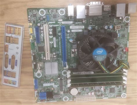 Intel Dq77mk Motherboard With Core I7 3770 340ghz 8gb Ram Io Shield