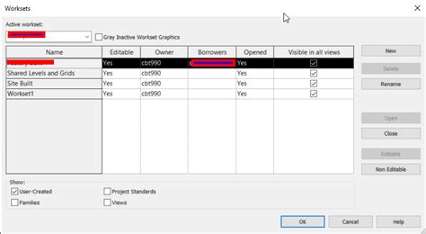 can t delete workset autodesk community