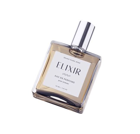 Editable Perfume Bottle Label Template Personalized Sticker For Perfumes Diffuser Labels