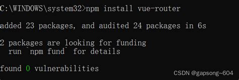 vue错误： 无法将“vue”项识别为 cmdlet、函数、脚本文件或可运行程序的名称。 vue js gapsong~0718 华为开发者空间