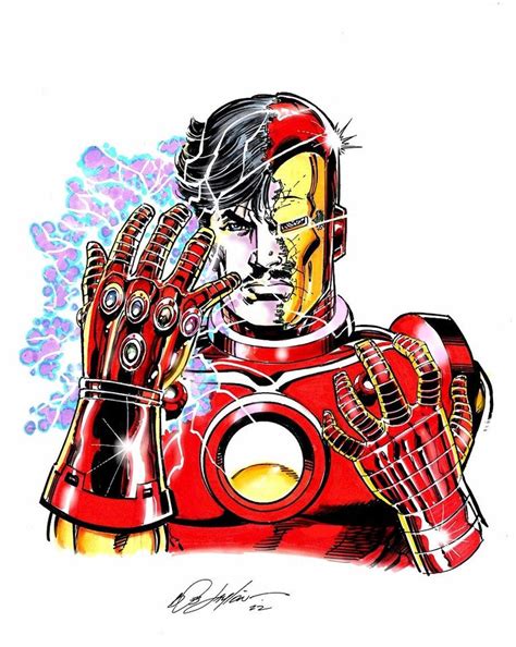 Classic Comic Style I Am Iron Man By Bob Layton Rironman