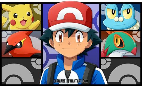 Pokemon Kalos Journey By Sergiart On Deviantart Pokemon Kalos Pokemon Ash Kalos Team