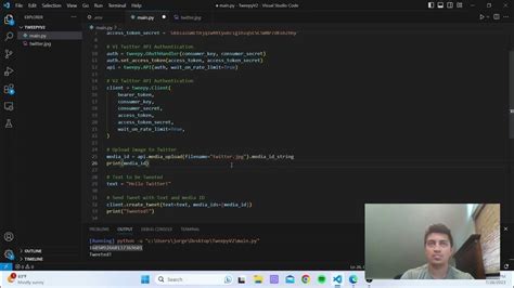 How To Tweet With Images Using Tweepy V2 Youtube