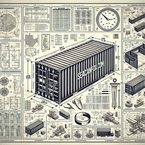 20ft Shipping Container Specs Dimensions In Feet And Meters Sea Can Fox