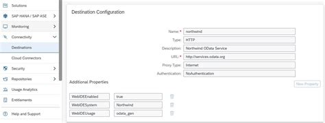 SAP BTP Destination Access In SAP UI Go Coding