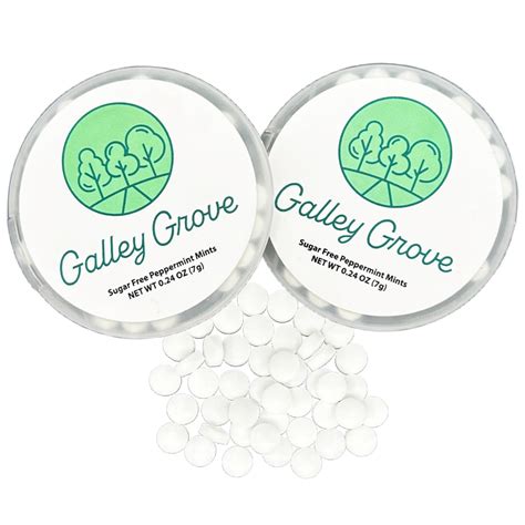 Galley Grove Sugar Free Peppermint Breath Mints Slender