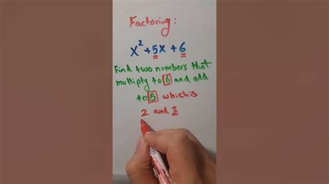 Maths Factoring Mathematics Youtube