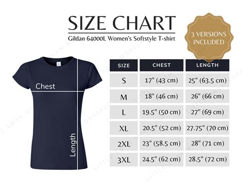 Size Chart For Women Shirt