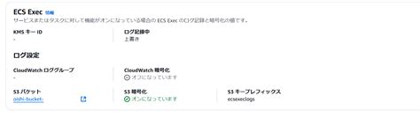 既存の Ecs クラスターに対して Ecs Exec のログ記録を有効化する方法を教えてください Developersio