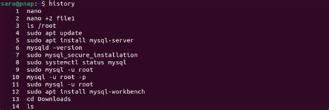 Linux History Command With Examples