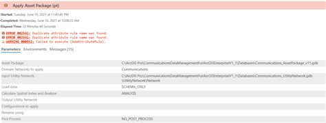 Apply Asset Package Comms Domain Arcade Script Esri Community