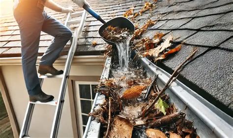 High Ladder Gutter Inspection And Ladder Safety Tips