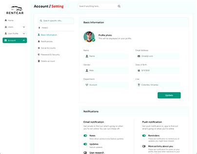 Account Page Design Projects Photos Videos Logos Illustrations