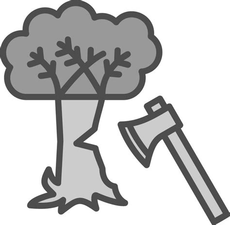 Tree Cutting Vector Icon Design 25580843 Vector Art At Vecteezy