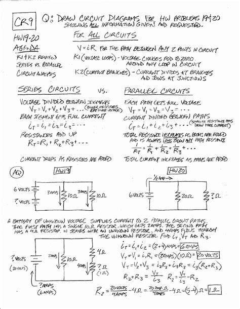 50 Circuits Worksheet Answer Key Chessmuseum Template Library