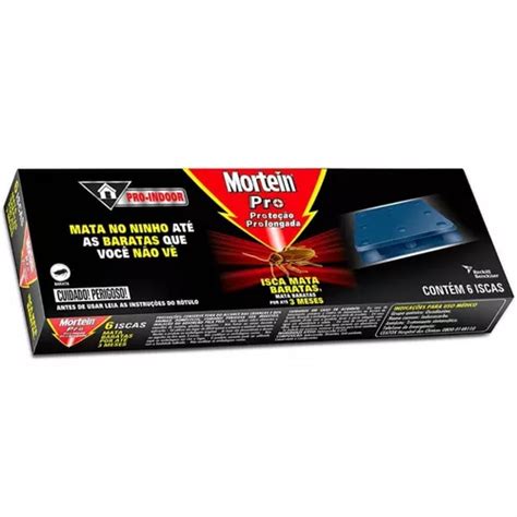 Mortein Pro Caixa Inseticida Isca Mata Barata Mortein Com 6 Unidades Mercadolivre