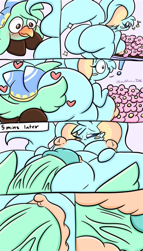 rule 34 anthro ass beak big butt big penis birdon blue body breasts