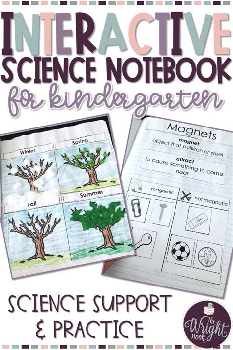 Interactive Notebook For Science In Kindergarten Interactive Science Notebook Science